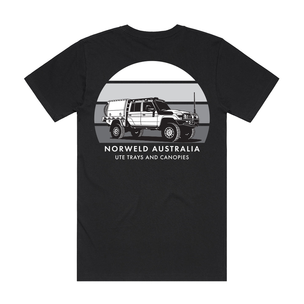 Unisex Sunset LandCruiser "Bull79" T-Shirt – Norweld Apparel